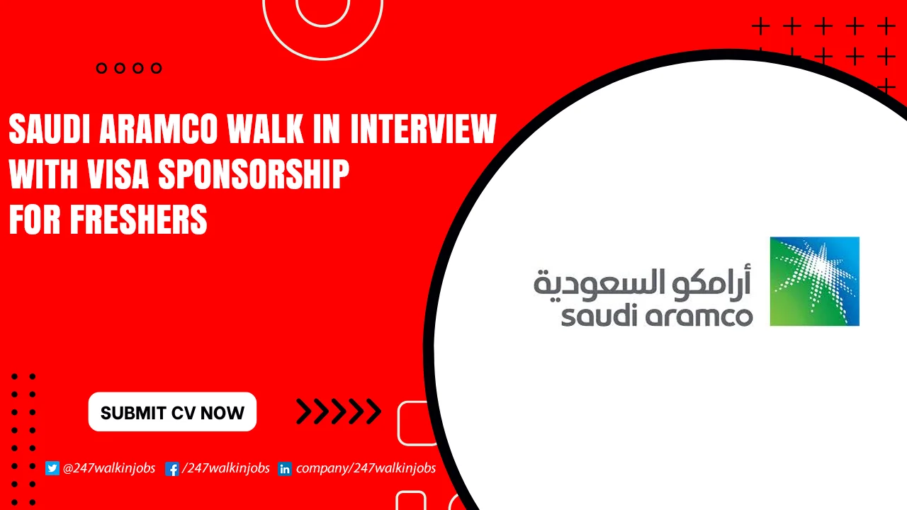 Saudi Aramco Walk in Interview Jobs in Saudi Arabia 2026